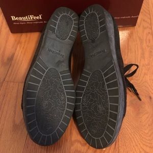 Beautful Feel | Shoes | Beautiful Feel Cella Black Leo Print Suede ...